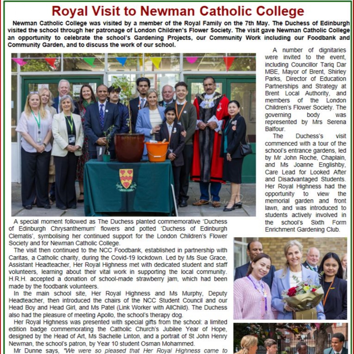 Newman Catholic College - The Newman May 2025